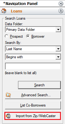 2625 Importing Online Loan Applications